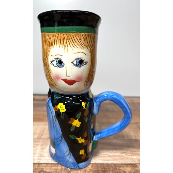 GANZ | Accents | Handpainted Susan Paley Face Vase By Ganz | Poshmark